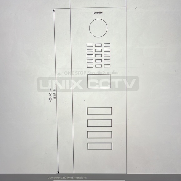 DoorBird | Cameras, Photo & Video | Doorbird D24v Ip Video Door Station ...